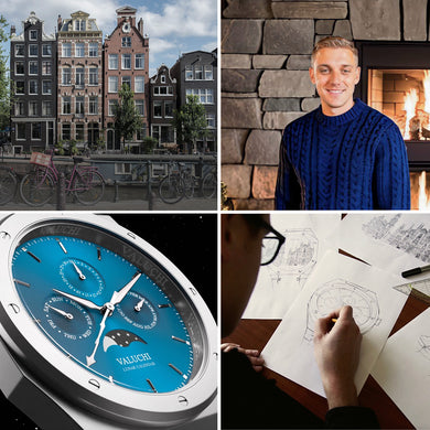 Rose Gold Black Automatic Watch | Valuchi Watches